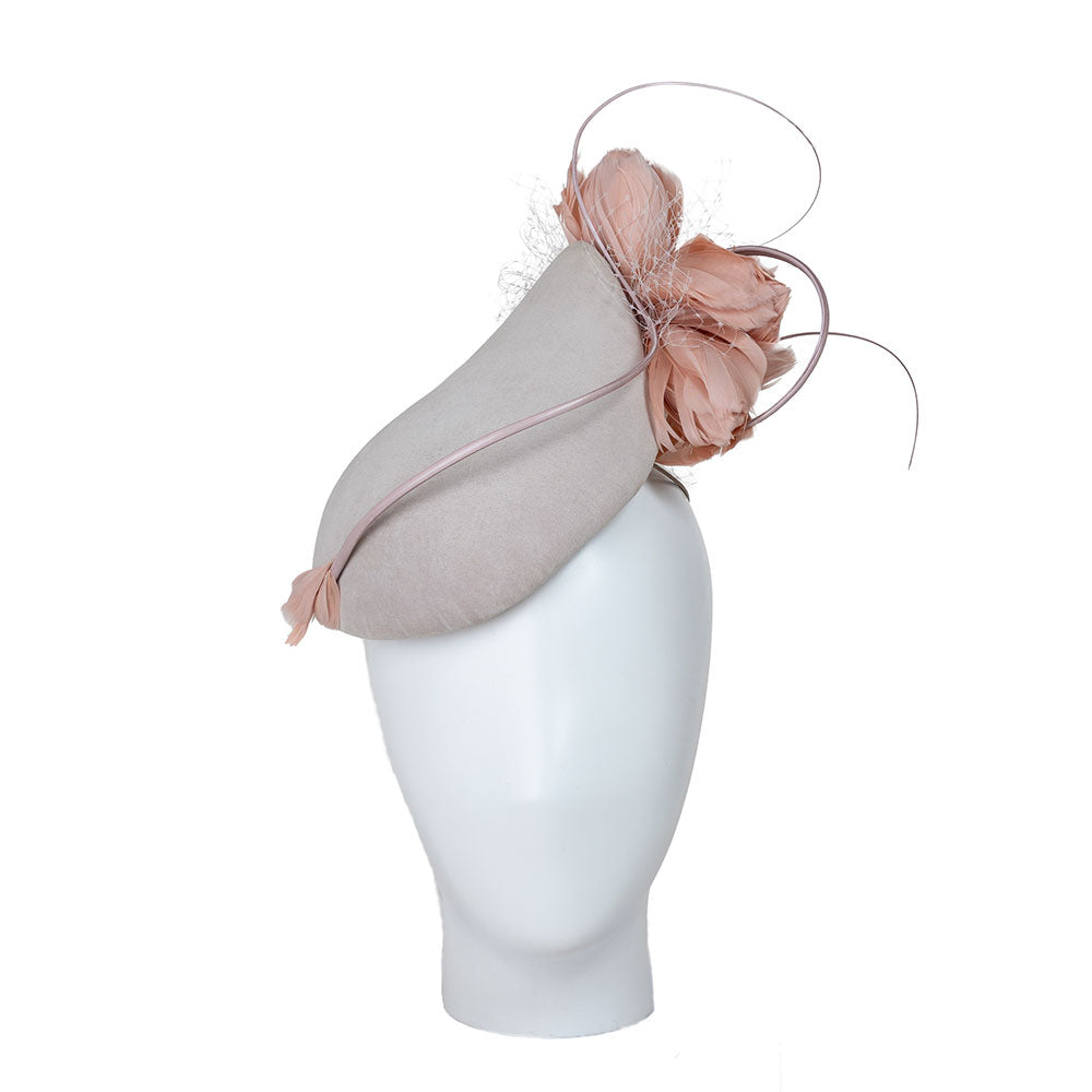 Clover Ladies Hat For Ascot | Beret Designer Wedding Hat | Vivien Sheriff