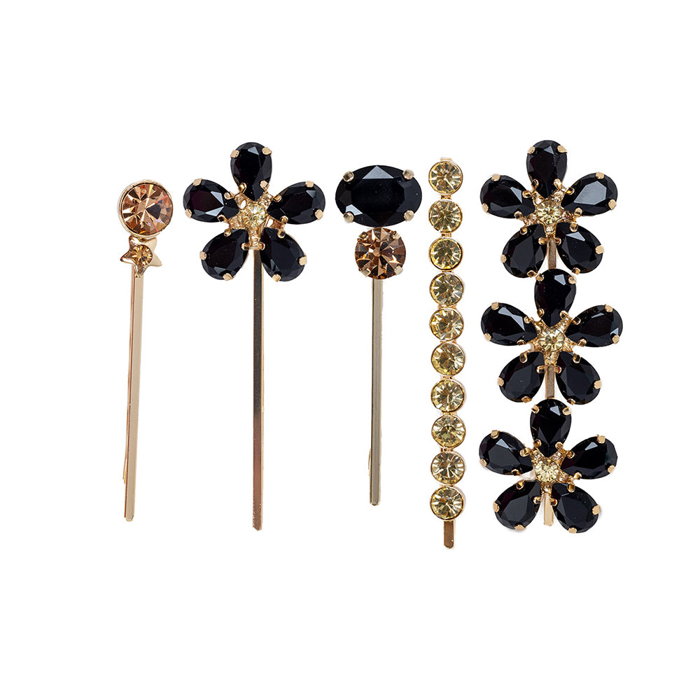 Ebony Set of 5 Pins | Luxury Gift Sets for Her | Vivien Sheriff